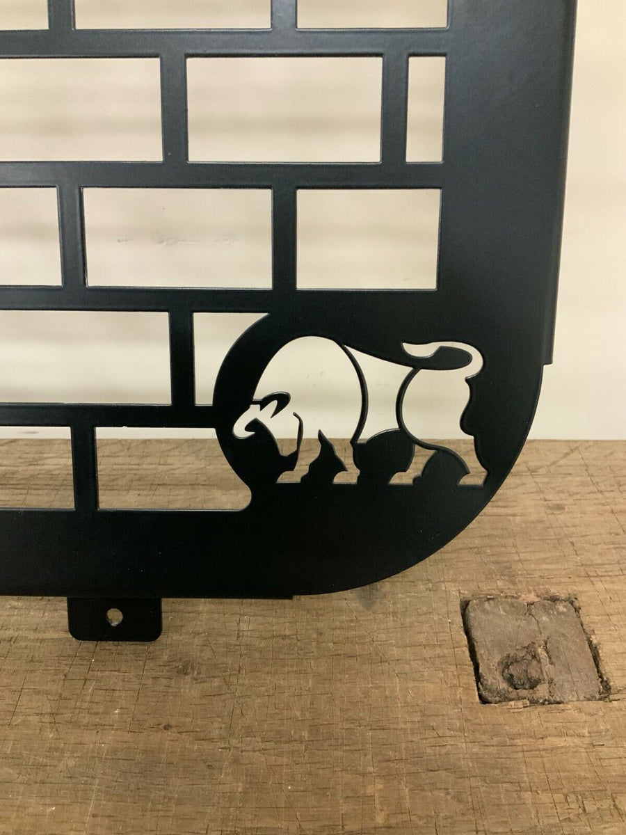 External Guards Sliding Side Windows Bison Fit Land Rover Defender 90