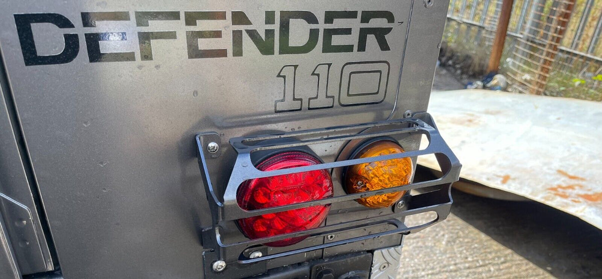 Rear Light Guards Grilles Fits Land Rover Defender 90 110 Indicators ...