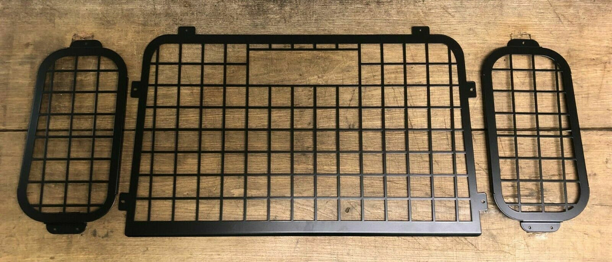 Rear Window Guard Protection Grille For Land Rover Defender 90 110 Mes ...