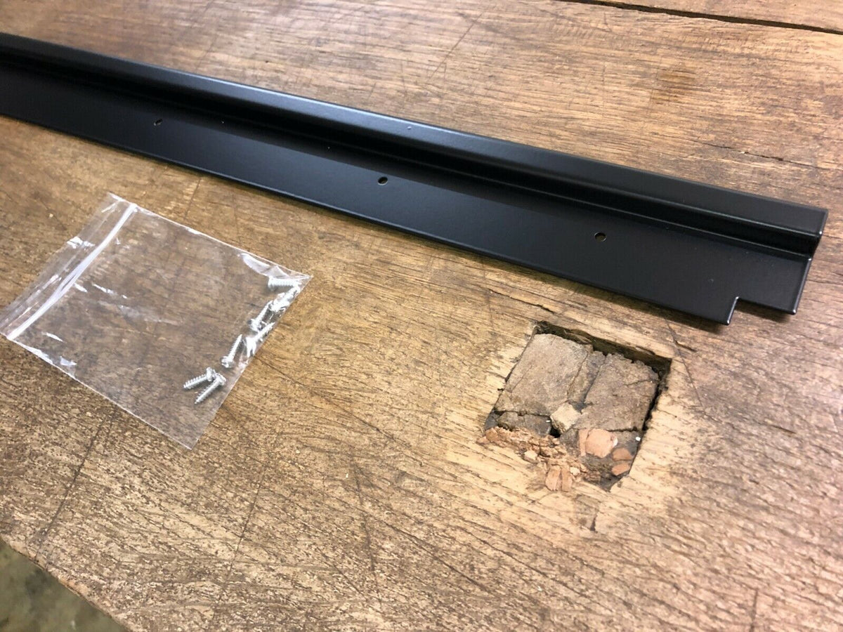 Matt Black Steel Rear Door Carpet Retainer Trim Fits Land Rover Defend ...